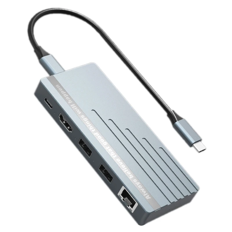 6-in-1-Expansion-Dock-Converter-Metal-TypeC-Hubs-SSD-Dock-Base-Docking ...