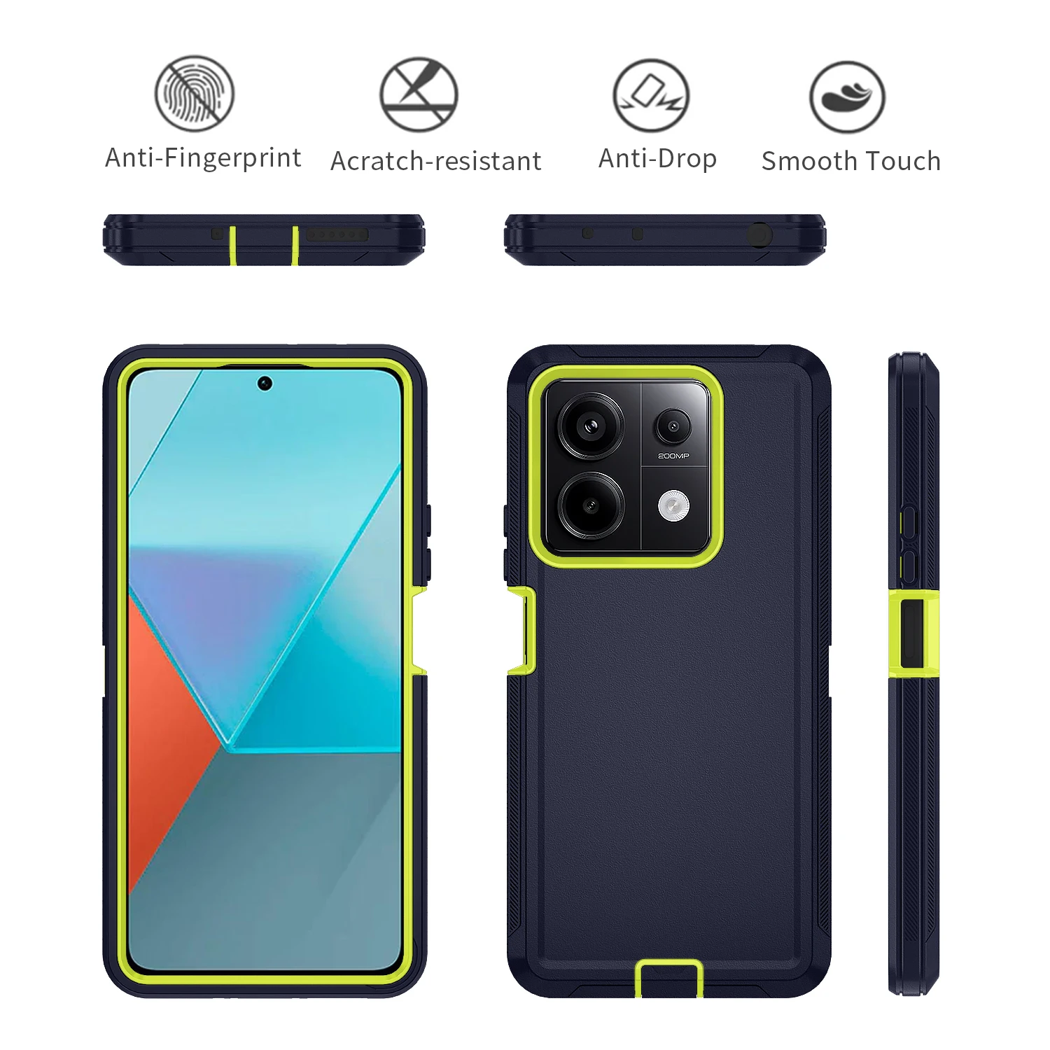 Rugged Armor Shockproof Dustproof Protective Phone Case for Galaxy ...