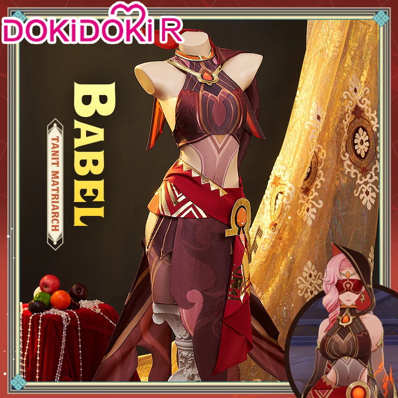 Babel Cosplay Game Genshin Impact Cosplay Costume 【Size XS-2XL】DokiDoki ...