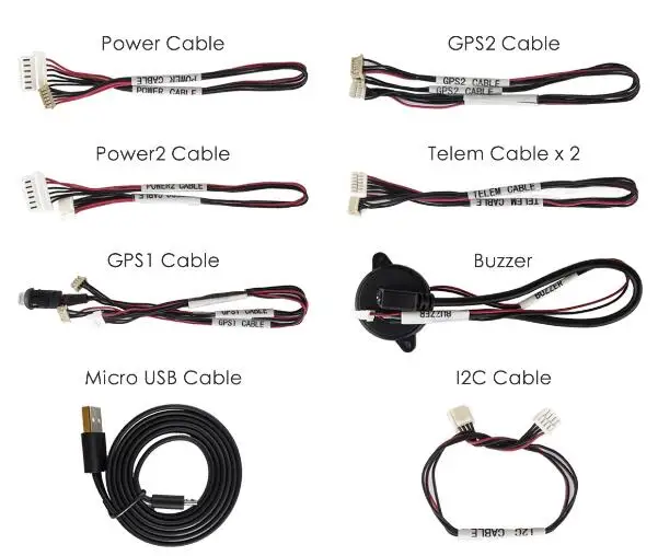 Pixhawk2.1 Cable Set Power/GPS/Cube TELEM I2C USB Cables wire FOR ...