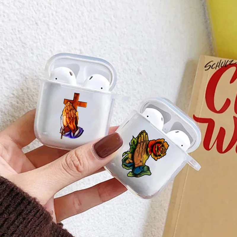 Angel Pray Prayer Cross Case for Airpods Pro 2 Jesus Airpod Cover Box ...