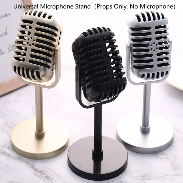 Retro Microphone Stand