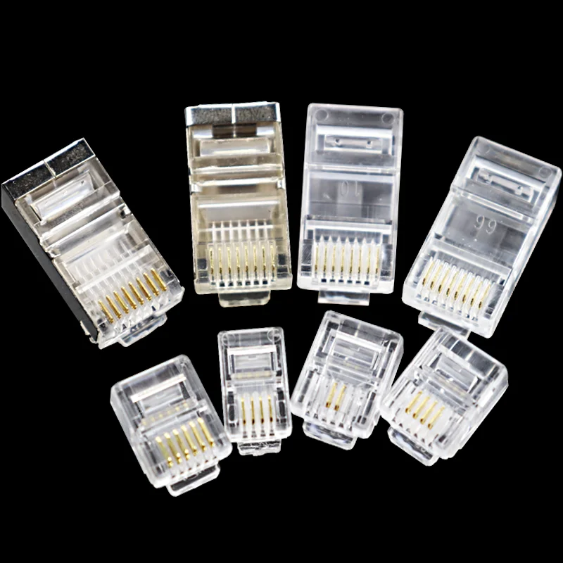 Conector-de-enchufe-Modular-para-tel-fono-conector-RJ9-4P4C-RJ11-6P2C ...