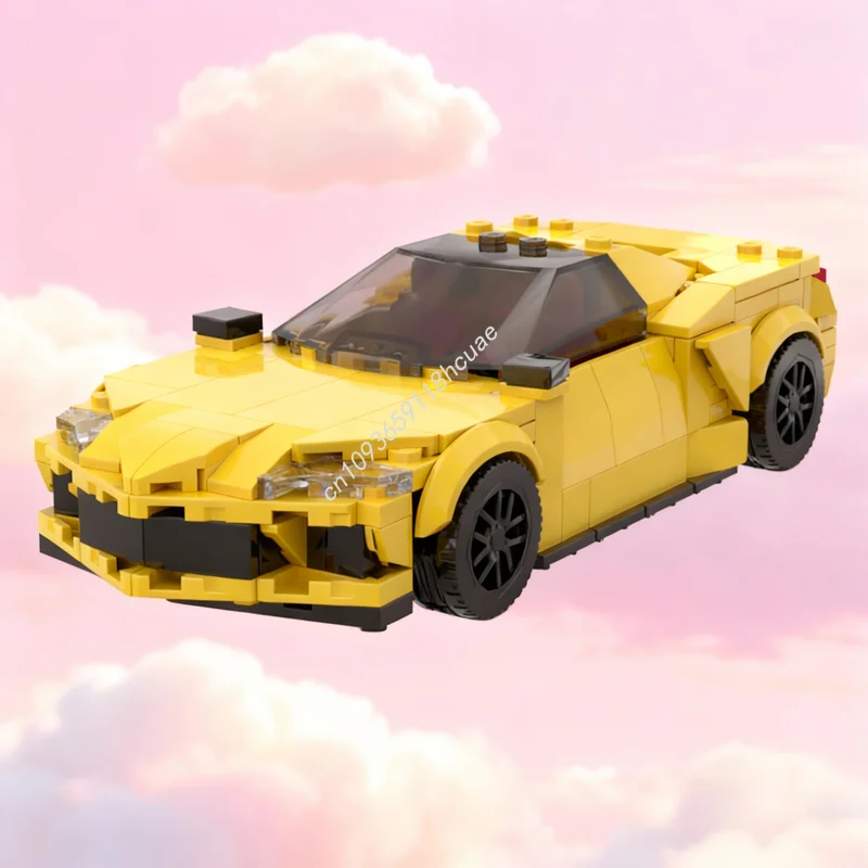309pcs MOC City Champions Chevy Corvette Stingray Model Building Blocks ...