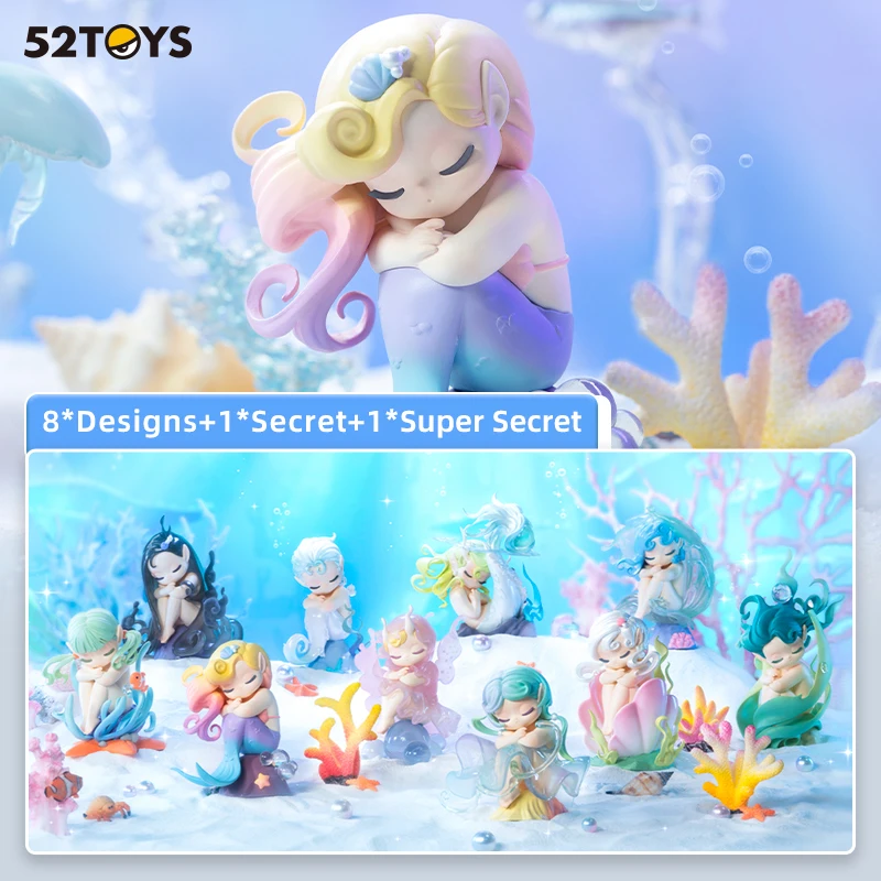 52TOYS-Blind-Box-Sleep-Fairy-of-Sea-1PC-Cute-Figure-Collectible-Toy ...