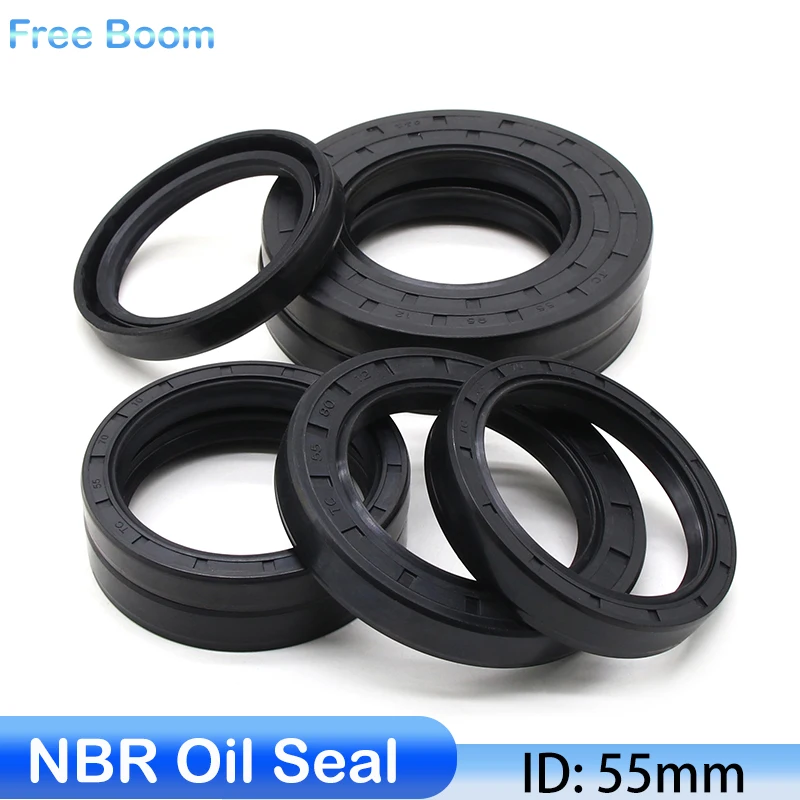 1-3pcs-ID-55mm-OD-70-110mm-Black-NBR-Framework-Oil-Seal-TC-Nitrile ...
