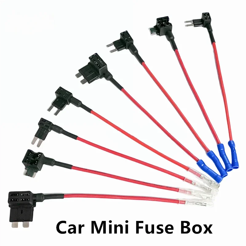 Car Mini Fuse Box Circuit Adapter ATM Blade Fuse for Car Van Motorcycle ...
