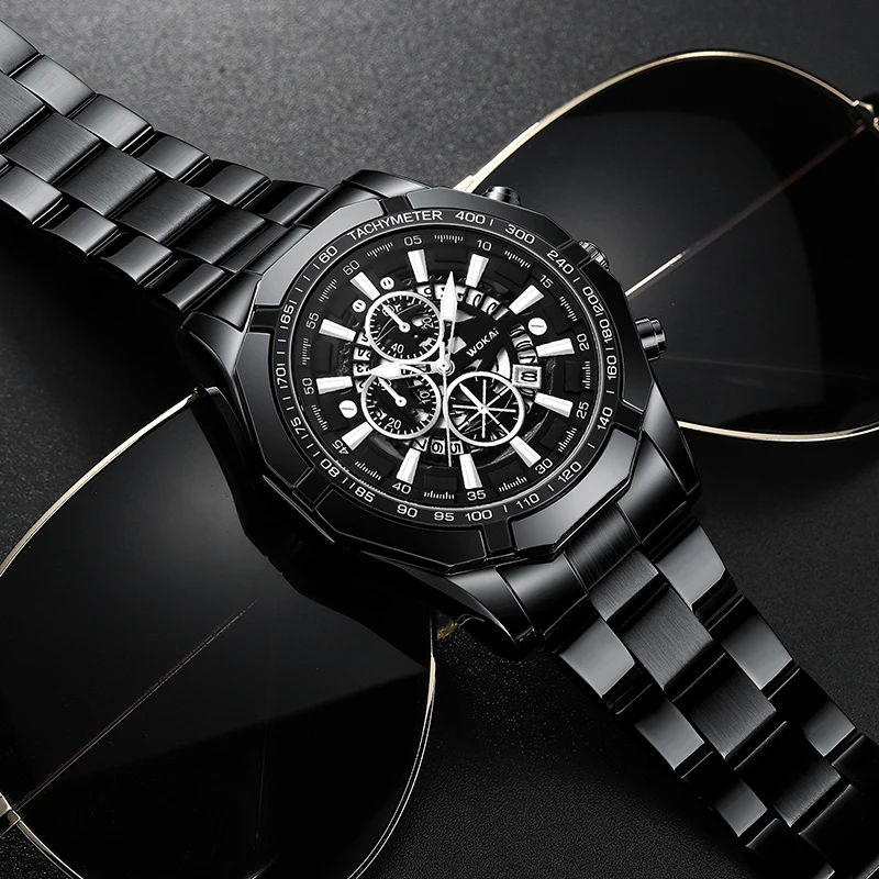 WOKAI-high-quality-large-dial-men-s-European-style-waterproof-luminous ...