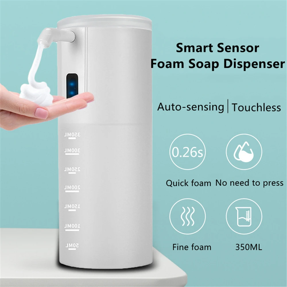 Touchless Soap Dispenser Automatic Sensor Foam Soap Dispenser Bathroom ...