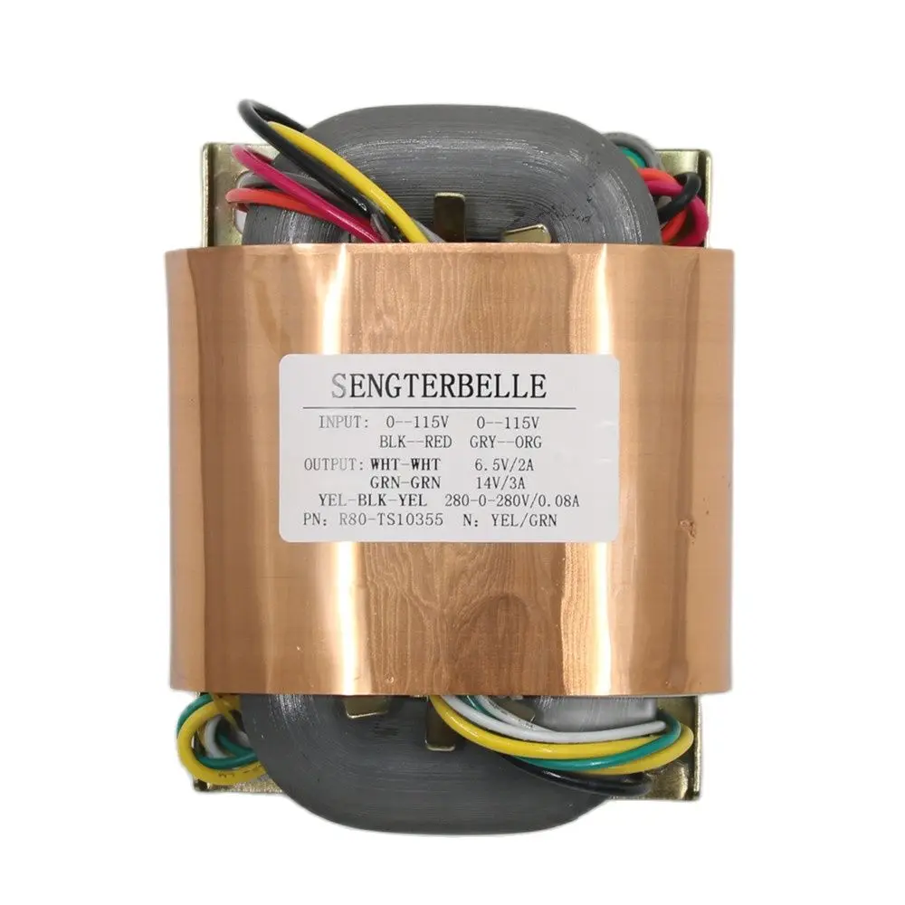 100W-R-Core-Transformer-Dual-280V-14V-6-5V-ARC-Audio-Tube-Preamp-Power ...