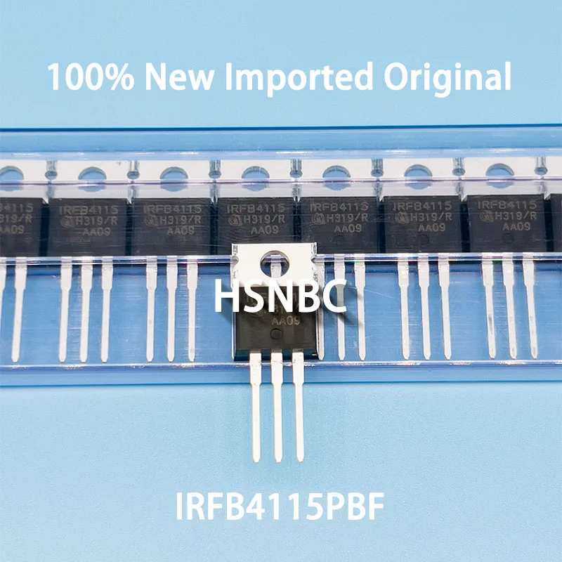 10Pcs-Lot-IRFB4115PBF-IRFB4115-FB4115-TO-220-150V-104A-MOSFET-N-Channel ...