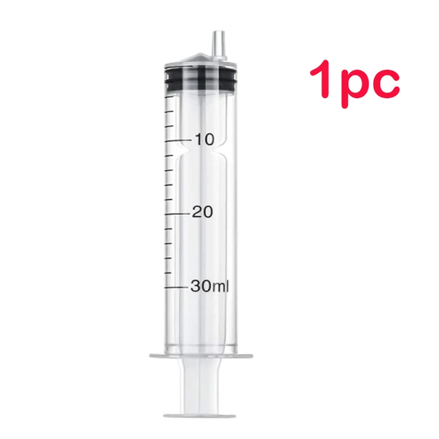 3ml/5ml/10ml/20ml/30ml Plastic Luer Lock Syringes Hydroponic Measure ...