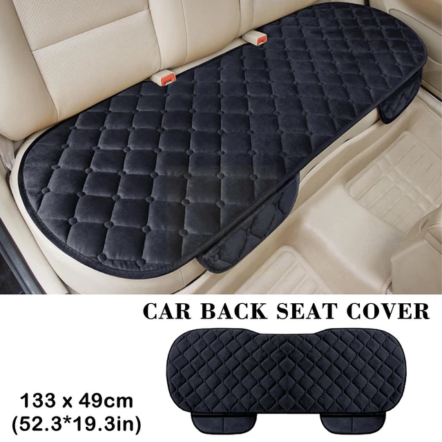 Car Back Row Seat Cover Rear Flock Cloth Cushion Non Winter Mat Fit ...