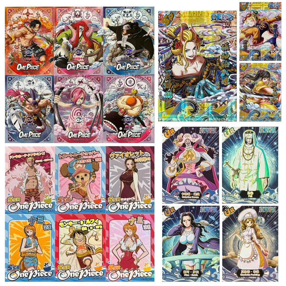 One Piece SSR UR CP Collectible Cards Colorful Glitter Textures Nami ...