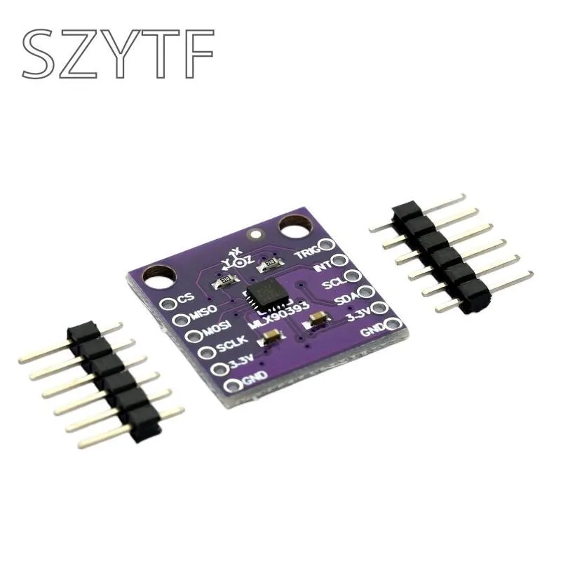 MLX90393 Three digital Hall Sensors 3D Position Of Rotational Angular ...