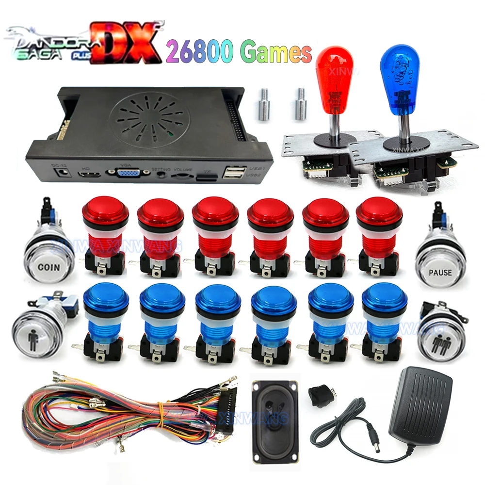 Saga Game Arcade DIY Kit DX 26800-in-1 Mainboard Cartridge PCB for HDMI ...