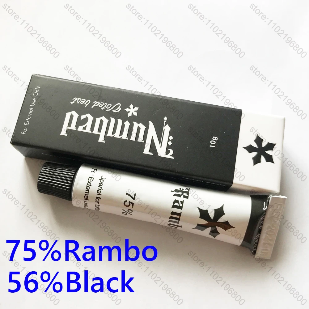 56% New Black 2/5/10/20/30/50/100pcs Tattoo Cream Semi Permanent Makeup ...