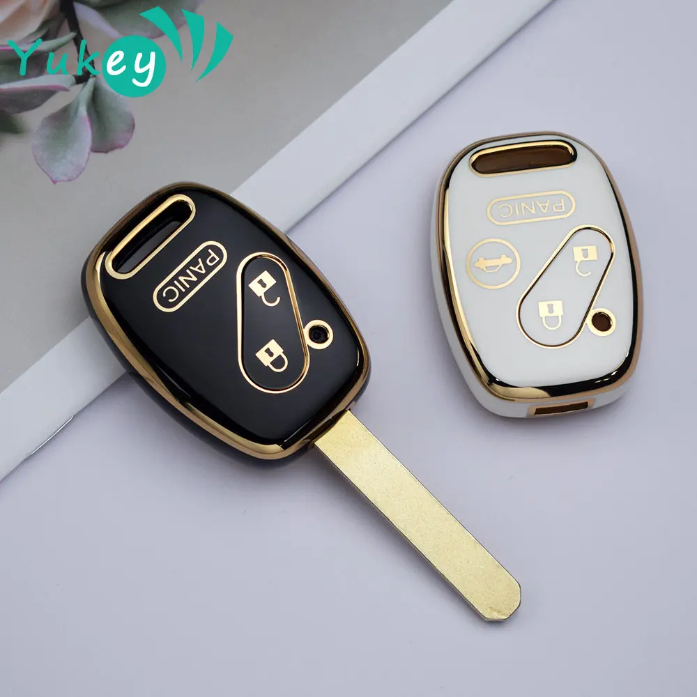 2-3-4-Buttons-TPU-Car-Key-Case-Cover-for-Honda-Fit-CIVIC-JAZZ-Pilot ...