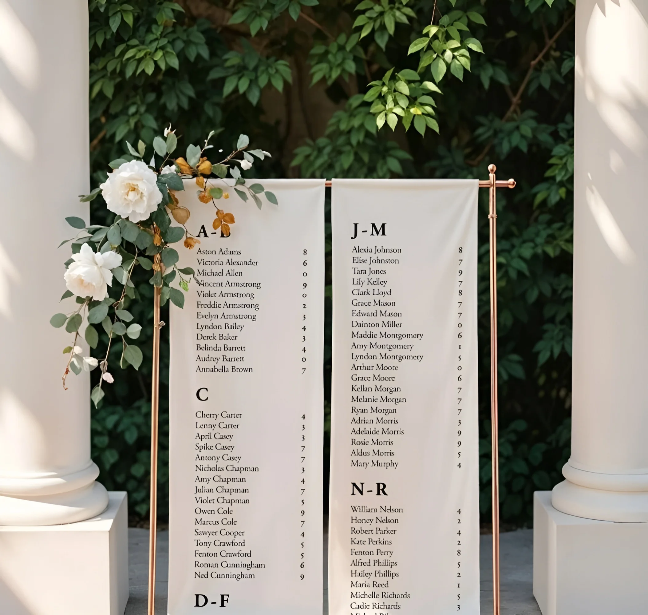 Personalized-Seating-Charts-Alphabetical-Seating-Chart-Linen-Custom ...