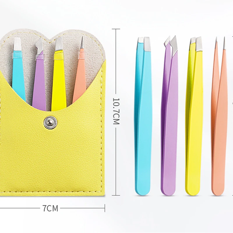 Eyebloguging-Ensemble-de-pinces-piler-avec-tui-en-cuir-outil-de-coupe ...