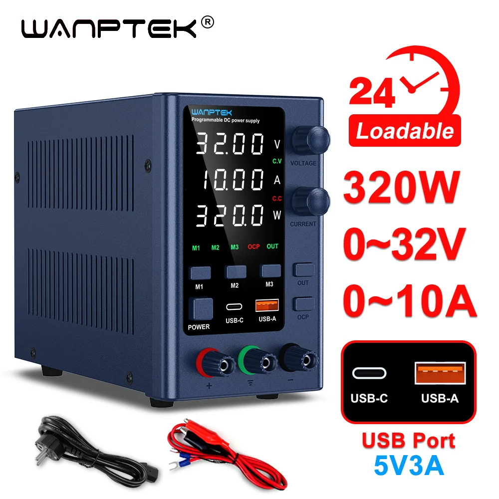 Wanptek-DC-Power-Supply-Adjustable-30V-10A-Lab-Power-Supplies-Voltage ...