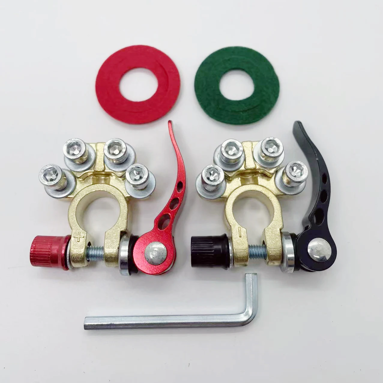 1 Pair 12v 24v Automotive Car Top Post Battery Terminals Wire Cable ...