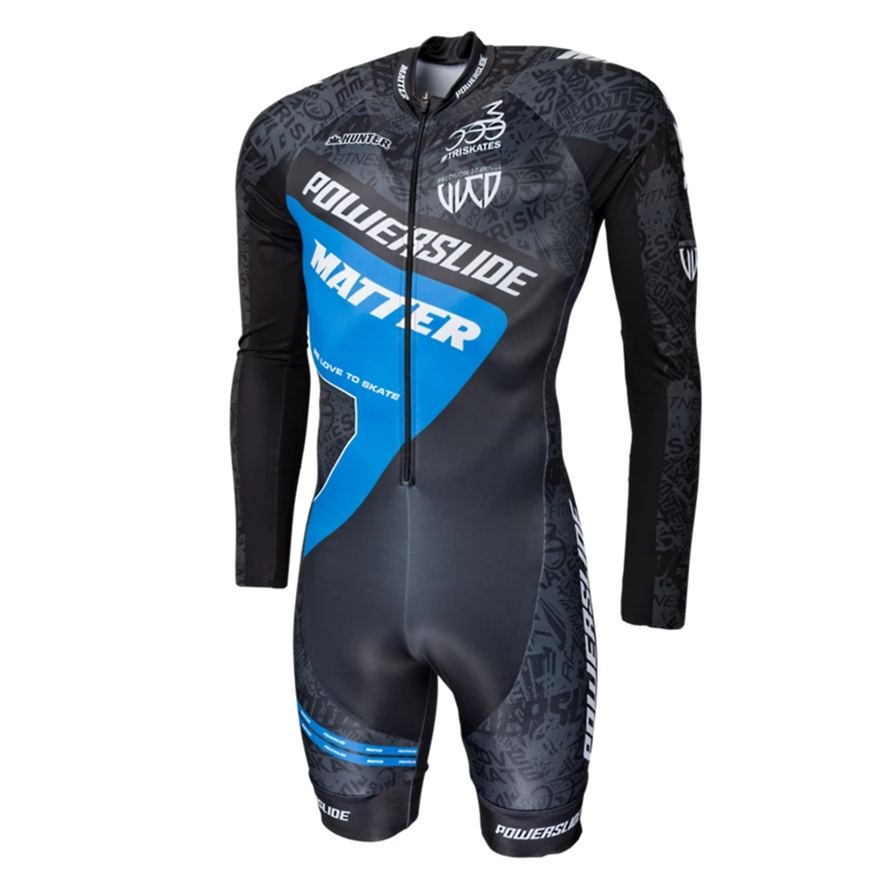 Powerslide Mens Long Cycling Triathlon Racing Suit Speed Inline Roller ...