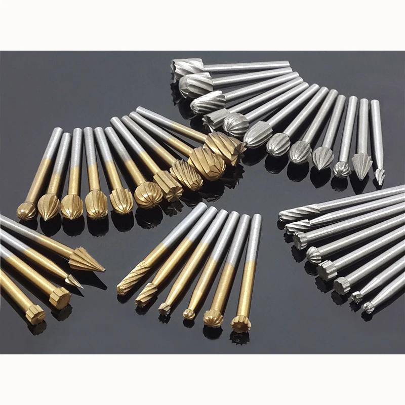 HSS-Dremel-Routing-Titanium-Milling-Wood-Rotary-Knife-File-Cutters ...