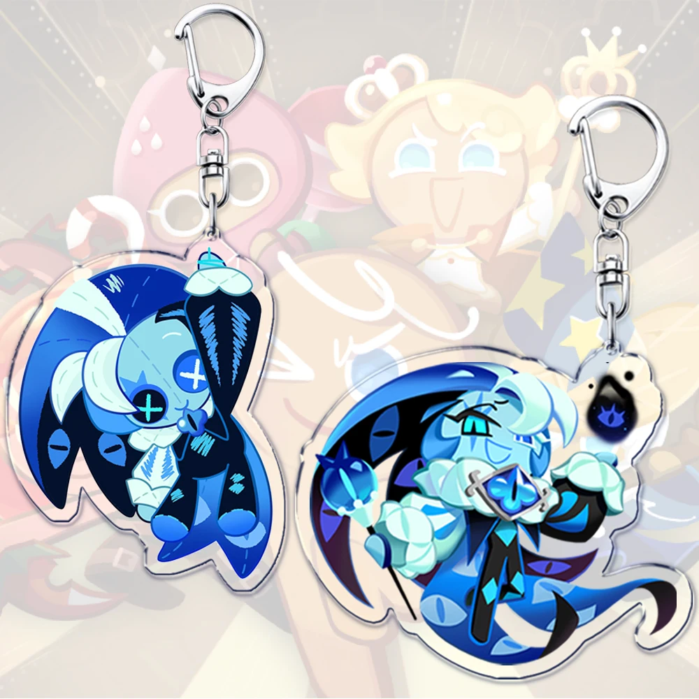 Hot Lovely Cartoon Game Cookie Chibis Keychains for Accessories Bag ...