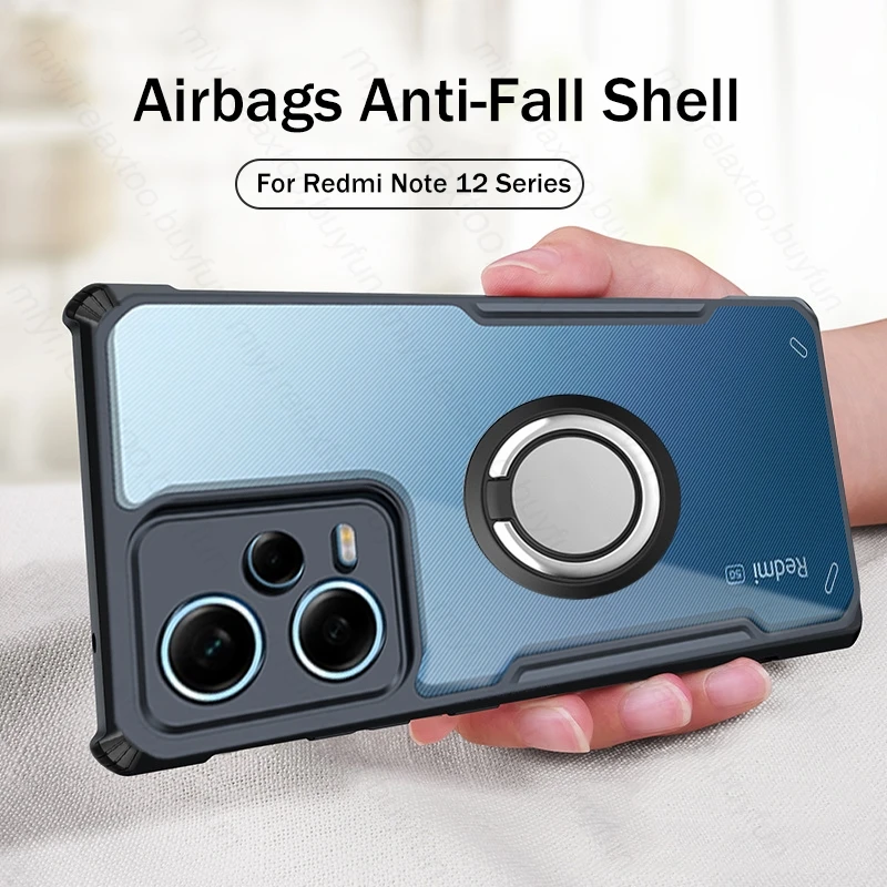 Redmy Note12 4G Case TPU Edge Clear Acrylic Back Cover For Redmi Note ...