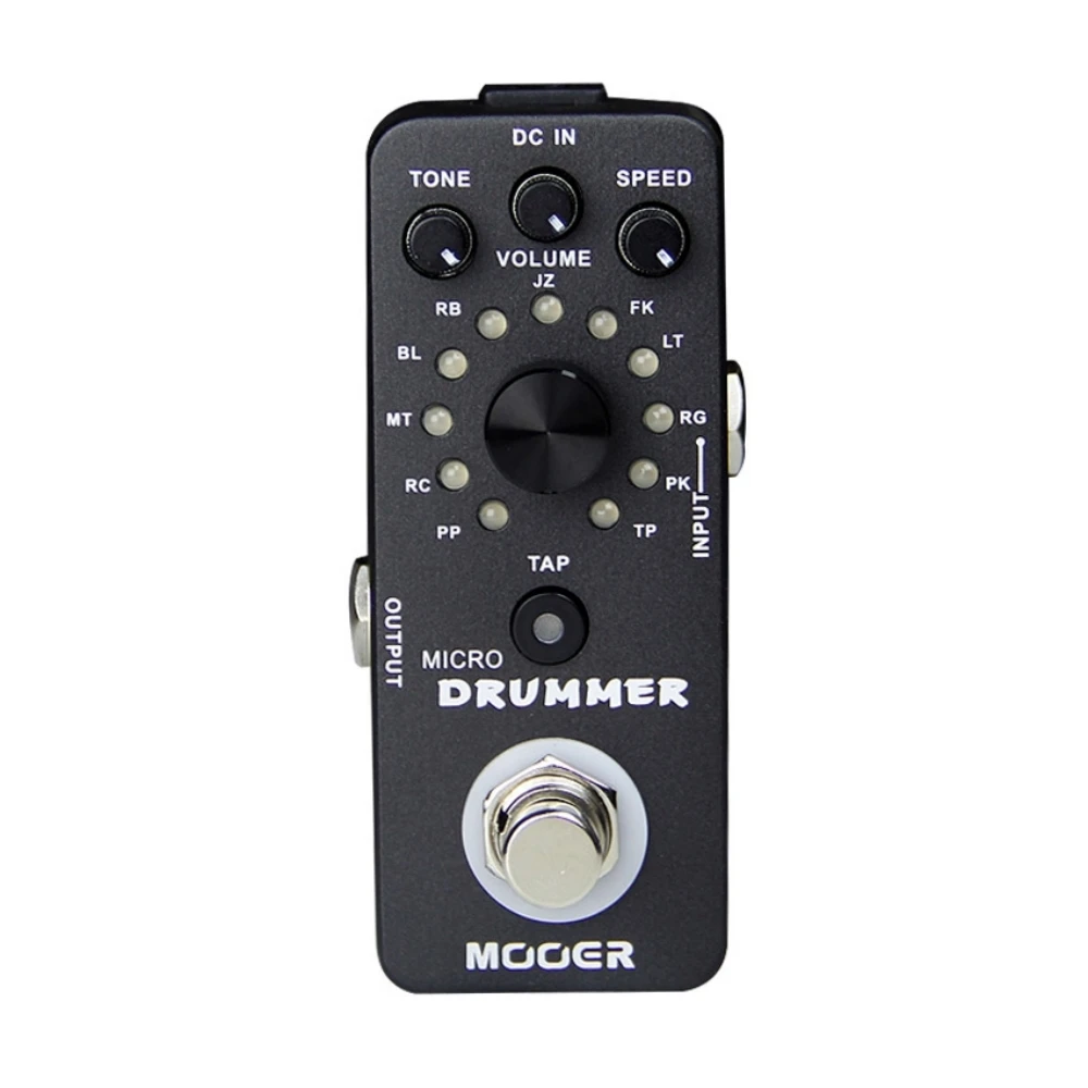 Mooer MDM1 Micro Drummer Guitar Pedal Digital Drum Machine Guitar ...