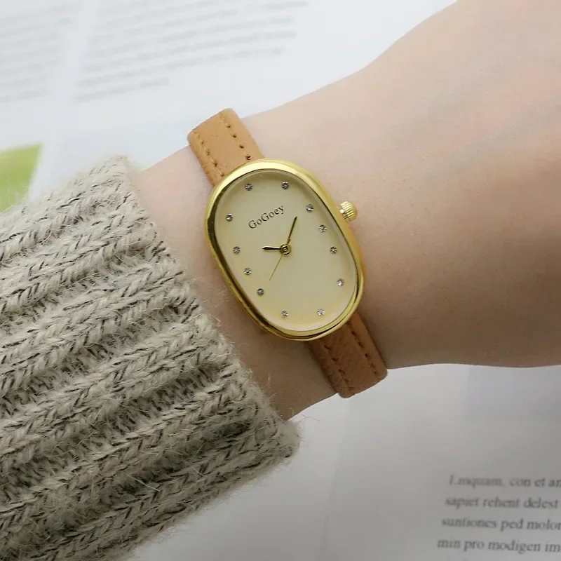 Oval-Women-s-Watches-Elegant-Quartz-Wristwatches-Simple-Watches-Girls ...