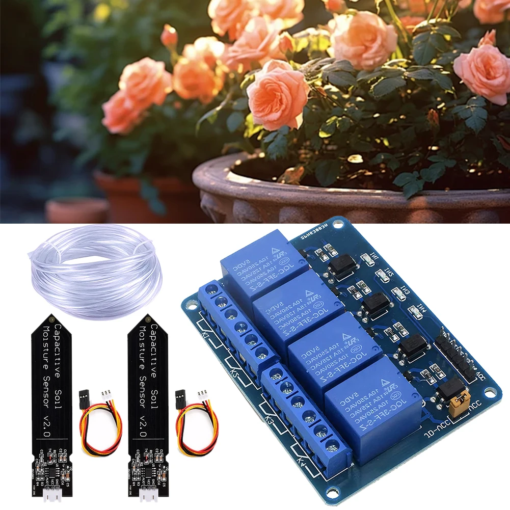 Automatic Irrigation DIY Kit Self Watering System with Capacitive Soil ...