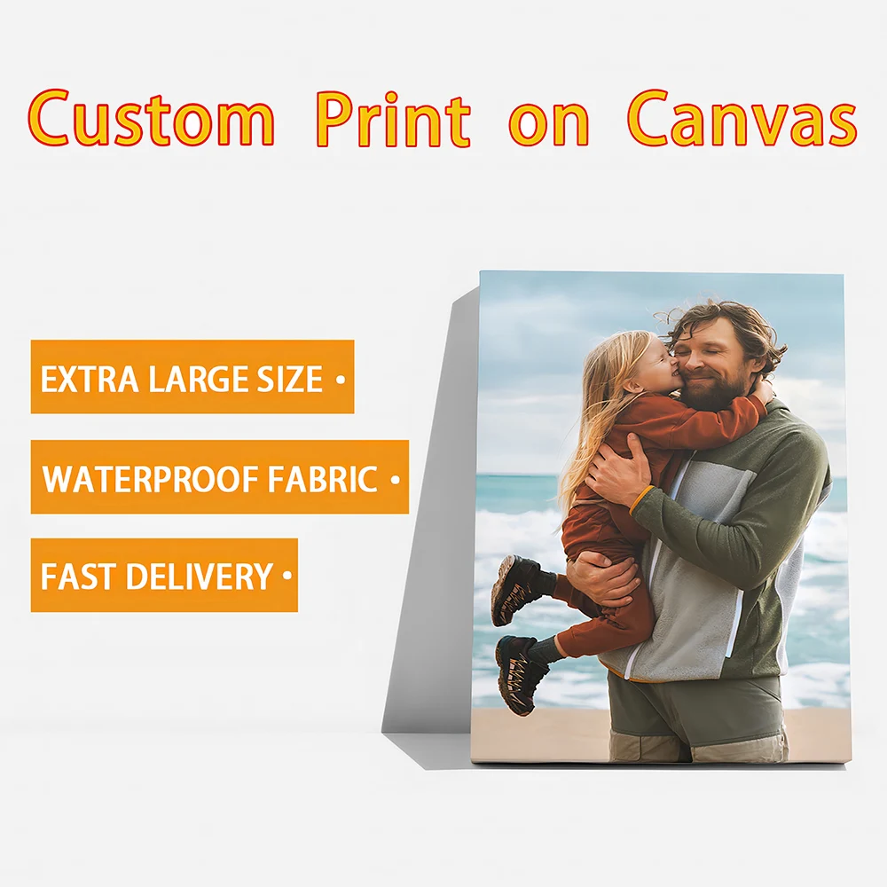 Custom-Print-Canvas-Painting-By-Your-Photo-Canvas-Poster-Personal-Gift ...