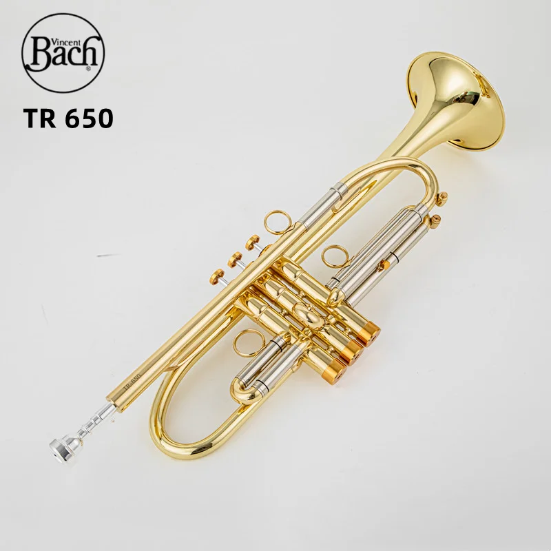 Vincent Bach Bb Trumpet Instrument Heavy-Duty Professional aggravate ...
