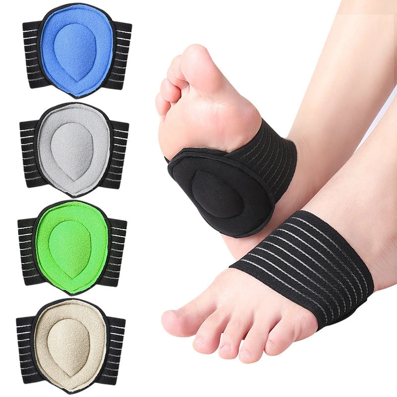 Compression Cushioned Sleeves Arch Support Brace Breathable Plantar ...