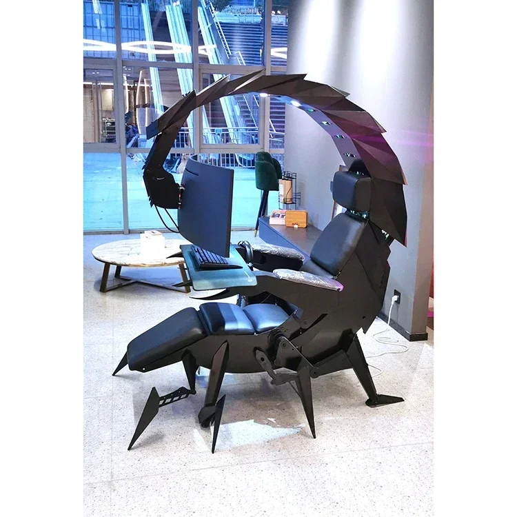 Comfortable Gravity Imperator Works Computer Ergonomic Scorpion Integrated Cockpit Gaming Chair for Sale AliExpress 7
