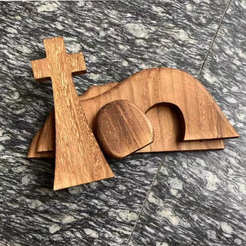 Easter Tomb And Cross