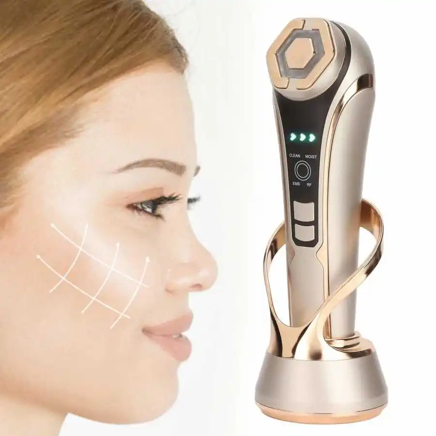 RF Radio Frequency Face Lifting Machine EMS Micro-current Facial Skin ...