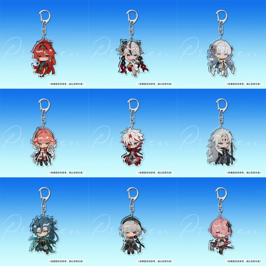 Game-Wuthering-Waves-Key-Chain-Key-Ring-Acrylic-KeyChain-Jinhsi-Changli ...