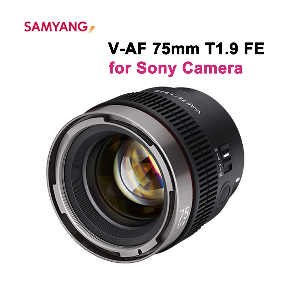 Samyang-V-AF-75mm-T1-9-FE-Cine-Lens-Auto-Focus-Full-Frame-Film-Movie ...