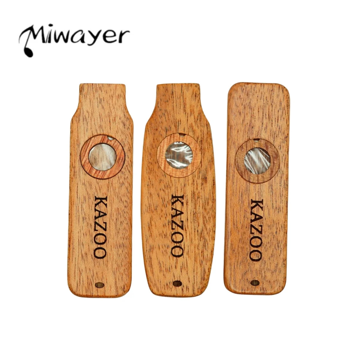 Miwayer-Wooden-Kazoo-Mahogany-Wood-Kazoo-Portable-Musical-Instruments ...