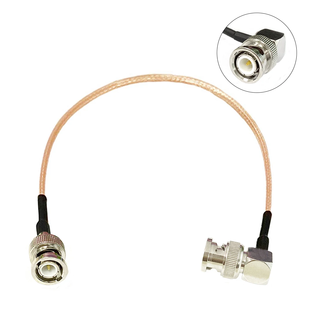 RF Coaxial Cable RG58 RG316 RG174 with BNC Male Straight To Right Angle ...