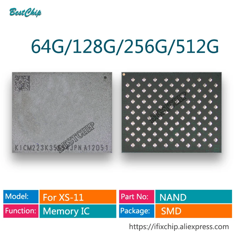 Chip-de-memoria-Flash-NAND-HDD-para-iPhone-64G-128G-256G-512GB-8Plus-X ...