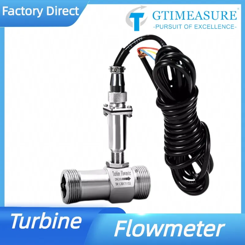High-Accuracy-Turbine-Flow-Meter-Male-Thread-SS304-Sensor-Water-Diesel ...