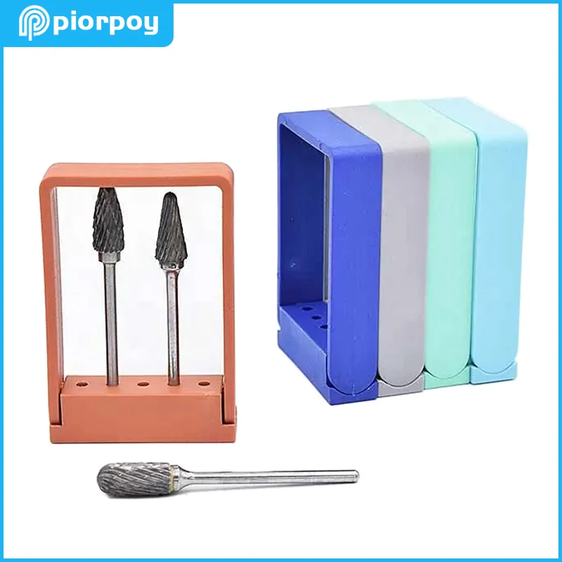 5-Holes-Dental-Low-Speed-Bur-Holder-Odontologia-Sterilization-Organizer ...