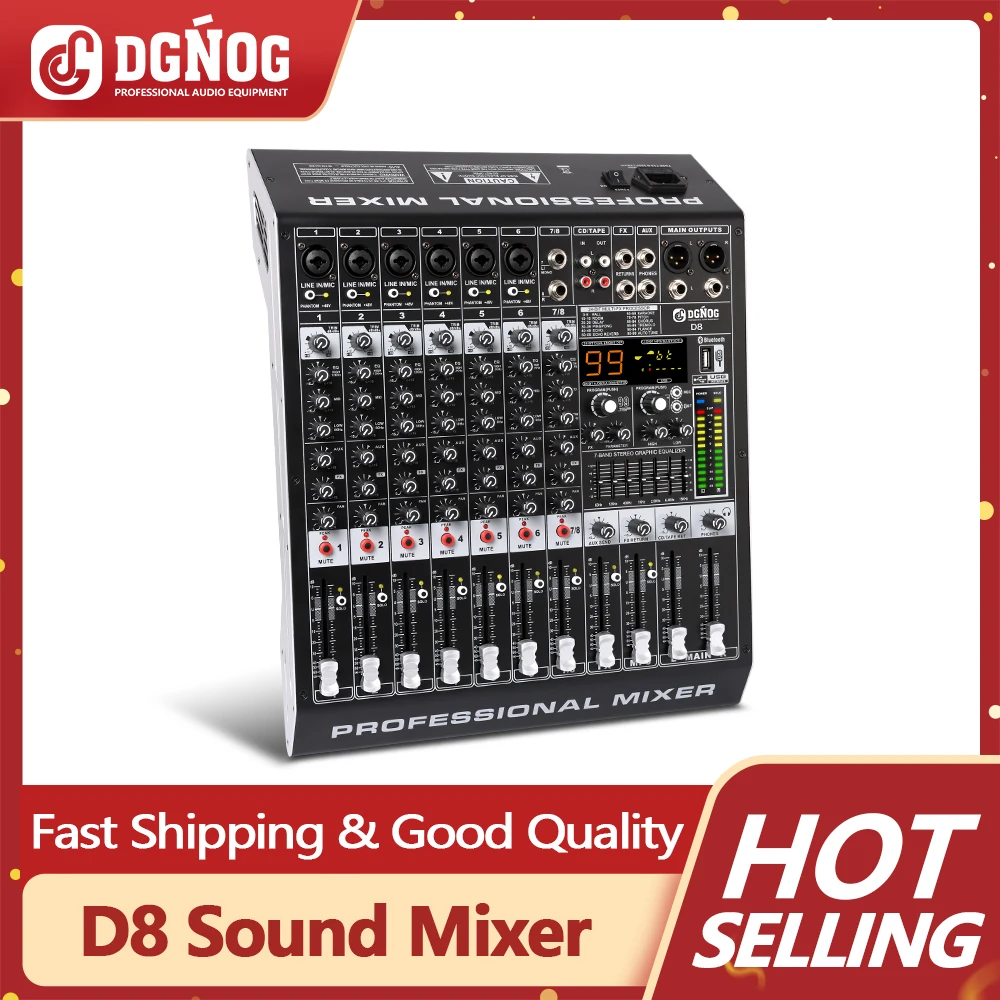 99-DSP-8-Channel-Professional-Audio-Controller-Suitable-for-Conference-Rooms-Stage-Performances ...