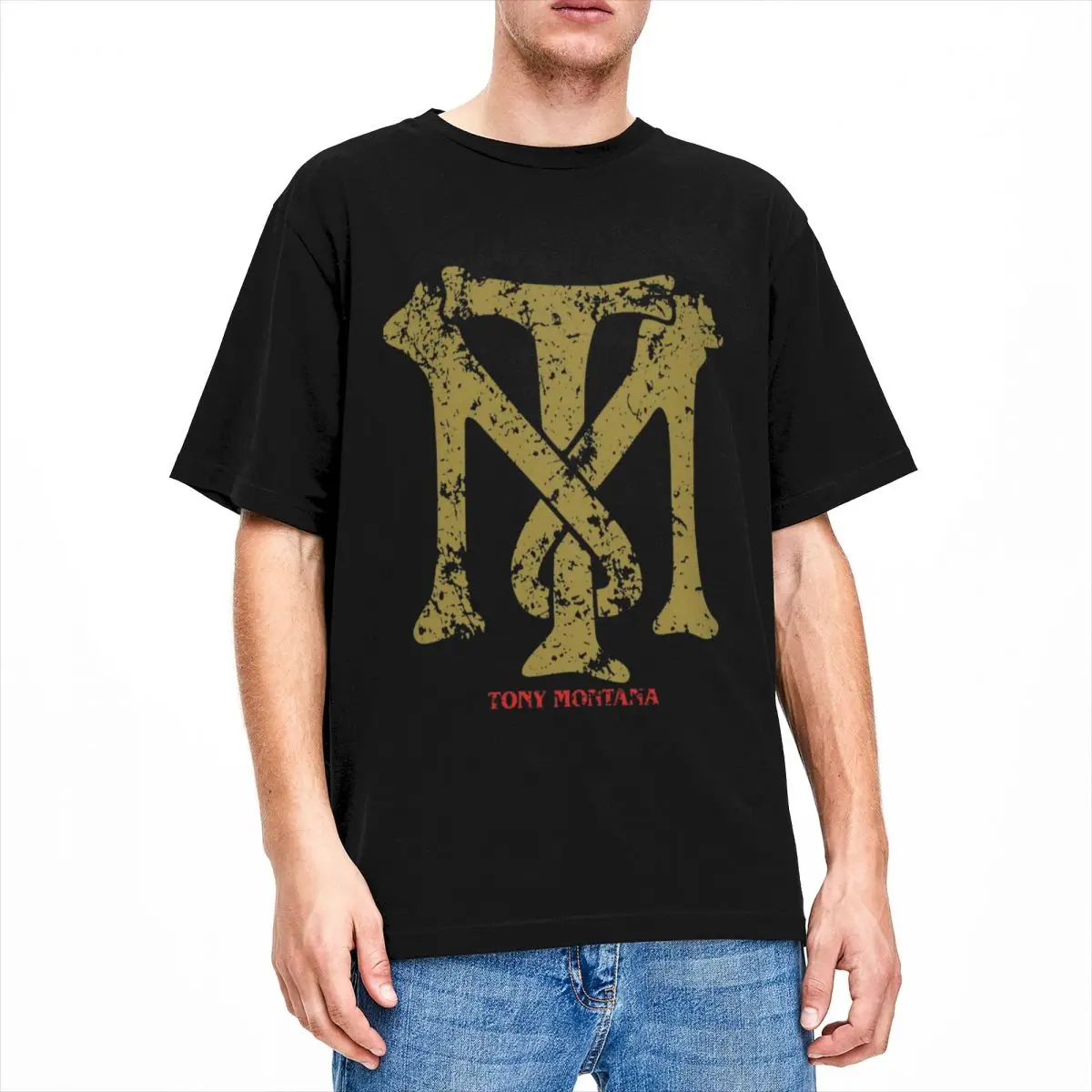 Tony-Montana-filmi-Scarface-TM-erkekler-T-Shirt-Merch-komik-Tees-k-sa ...