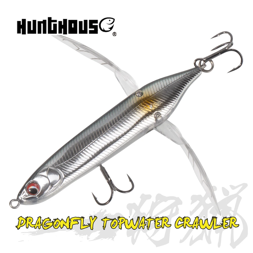 Hunthouse-Topwater-Dragonfly-Crawler-Pencil-Fishing-Lure-Superficial ...