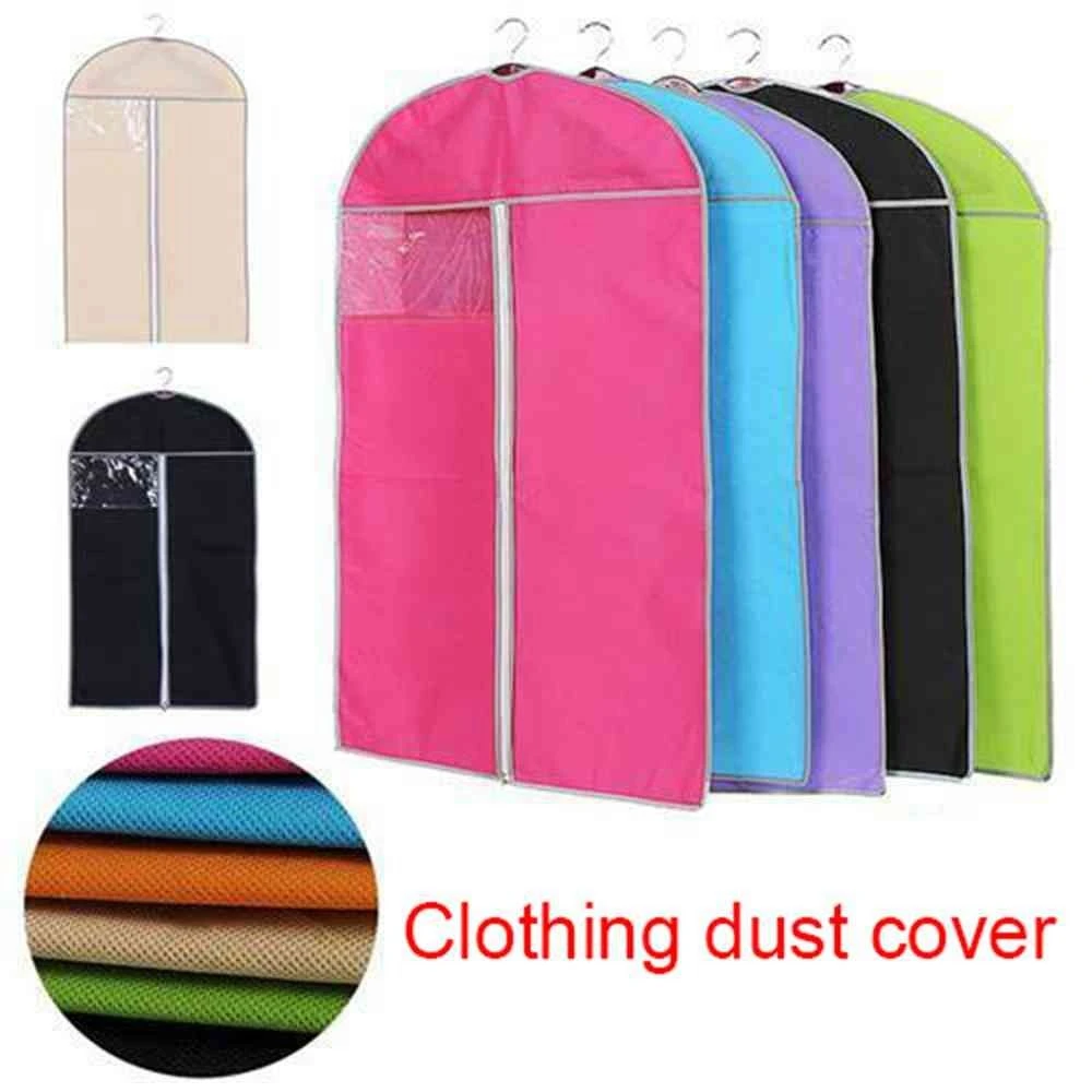 1PC Suit Dust Cover Dustproof Garment Protector Dress Clothes Bag Non ...